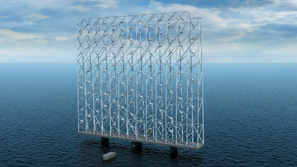 Wind Catching Systems designed a giant floating offshore wind farm ...